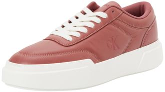 Calvin Klein Damen Chunky Cupsole Laceup OXF LTH Yw0Yw02032 Low Top, Purple (Dusty Rose/Marshmallow/Gum), 40 EU