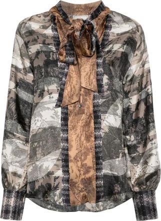 Pierre-Louis Mascia Femme, Blouses et Chemises, Multicolore, Taille: 36 FR Camicia Aloe
