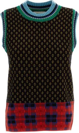 Dries Van Noten Pull Col Rond - Femme - Pulls - Multicolore - Taille: 40 FR