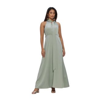 Y.A.S Thea SL Maxi-Kleid - - Dresses - Damen - Gr&uuml;n - M