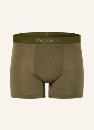 Icebreaker Funktionswäsche-Boxershorts Anatomica Mit Merinowolle gruen