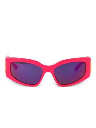 Balenciaga Bossy Sonnenbrille - Rosa