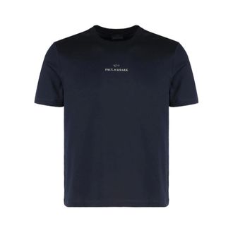 Paul & Shark Homme, Tops, Bleu, Taille: M Crew Neck T-Shirt