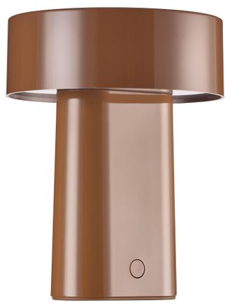 Zone Denmark Oblong Lampe - LED Tischleuchte - 3 Helligkeitsstufen - Tragbar mit Akku und USB-Ladekabel - H&ouml;he 18 cm - &Oslash; 14 cm - Maple