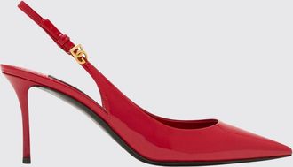 Dolce & Gabbana Slingback-Pumps aus Lackleder mit DG-Logo