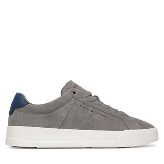Tommy Hilfiger Sneakers Tommy Hilfiger Th Court Suede FM0FM05824 Grau