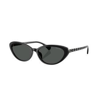 Ralph Lauren Femme, Accessoires, Noir, Taille: 56 MM Lunettes de soleil oeil-de-chat