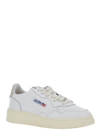 Autry Womens Low Top Sneakers Medalist White Leather Trainers