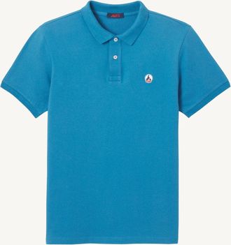 Jott Polo en coton biologique Bleu denim Marbella - Taille S