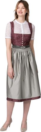 Stockerpoint Damen Dirndl Leonora I Gr&ouml;&szlig;e 32-48 I Bequemes Trachtenkleid mit Sch&uuml;rze & liebevollen Details I Bequem & pflegeleicht I Perfekt f&uuml;r Trachten & Festlic