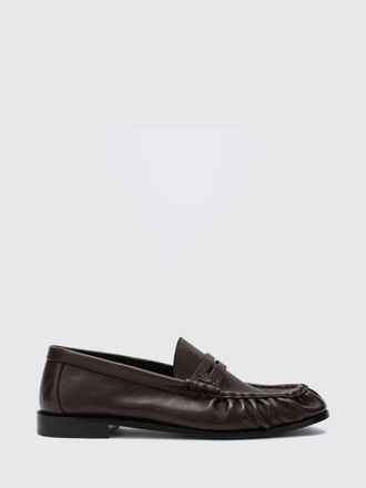 Saint Laurent Mocassins penny Le Loafer en cuir de veau avec monogramme YSL