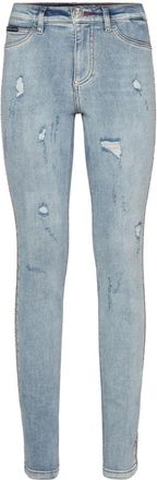 Philipp Plein Femme, Jeans, Bleu, Taille: W27 Jegging Taille Haute