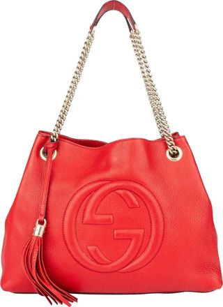 Gucci Crossbody Bags - Gucci Leather GG Soho Crossbody Bag - Gr. unisize - in Bunt - für Damen