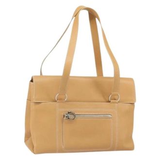 Ferragamo Sac bandouli&egrave;re Pre-owned - Femme - Pre-owned - Beige - Taille: ONE Size