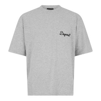 Dsquared2 T-Shirt mit Logo-Detail - - Tops - Herren - Grau - M