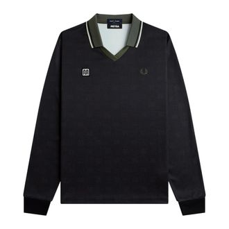 Fred Perry Herren, Oberteile, Schwarzk, MGr&ouml;&szlig;e