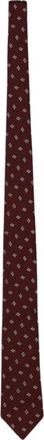 Emporio Armani Krawatte 7-5 cm - - Accessories - Herren - Rot - ONE SIZE