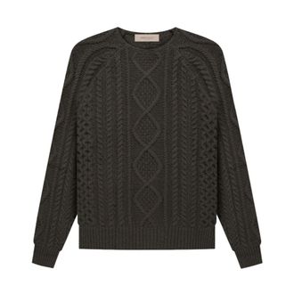 Fear of God Essentials Cable Knit Sweater - - Knitwear - Herren - Schwarzk - L