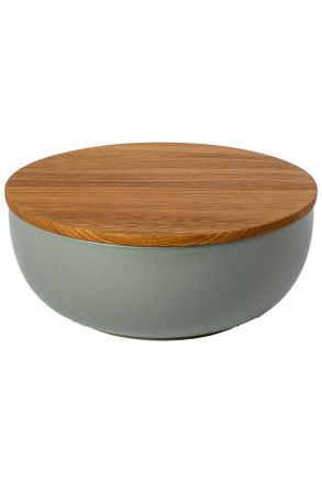 Costa Nova Schüssel Pacifica, Eiche, Keramik, 2-teilig, Eiche, rund, 11 cm, Handmade in Europe, Essen & Trinken, Geschirr, Schalen & Schüsseln, Schüsseln