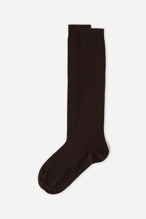 Calzedonia Lange Socken Aus Baumwolle F&uuml;r Herren Braun