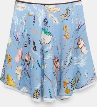 Dorothee Schumacher Doppellagiger Rock mit Signature-Print