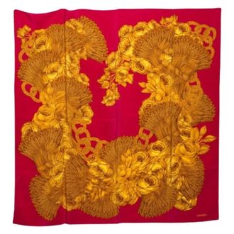 Chanel Pre-owned Vintage Silk Scarf - Femme - Pre-owned - Multicolore - Taille: ONE Size
