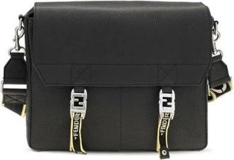 Fendi FF Logo Messenger Bag - - Bags - Herren - Schwarzk - ONE SIZE
