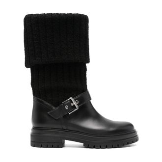 Gianvito Rossi Elegante Lederstiefel - - Shoes - Damen - Schwarzk - 39 EU