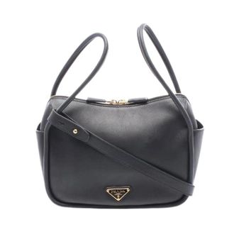 Prada Pre-owned Sac Bandouli&egrave;re Darling en Cuir - Femme - Pre-owned - Noir - Taille: ONE Size