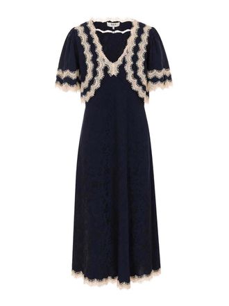 Sea New York Robe Au Genou - Bleu