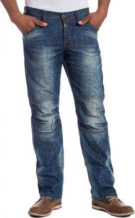 Timezone Herren Relaxed Jeans CesareTZ, Gr. W32/L34, Blau (blue surface wash 3775)