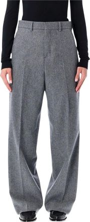 Ami Femme, Pantalons, Gris, Taille: 38 FR Pantalon de ville