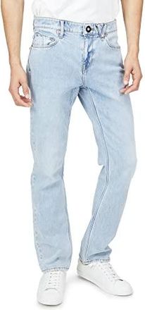 Volcom Vorta Denim Pantalon, Délavé (Heavy Worn Faded), 30W Homme