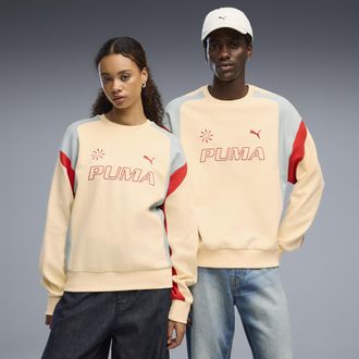 Puma FUTURE.PUMA.ARCHIVE Relaxed Moto Sweatshirt Unisex, Accessoires, Gelb, XXL