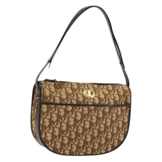 Dior Pre-owned Vintage Trotter Schultertasche - - Pre-owned - Damen - Beige - ONE SIZE