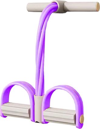 Generico Pedal Puller - Widerstandsband für Fußpedal | Fitness-Widerstandsbänder | Spannung mit 4 Röhren | Seil mit Griffen | elastischer Dehnungstrainer | Tra