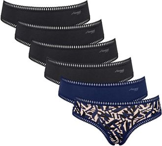 sloggi Femme Slip Paquet de 6 GO Crush Hipster C6P