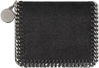 Stella McCartney Womens Bi-Fold Wallet Falabella Black Polyester & Purses