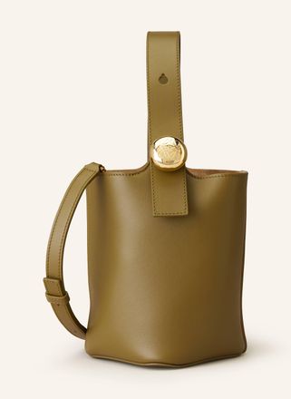 Loewe Handtasche Pebble Bucket Mini gruen