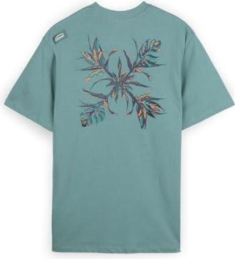 Oxbow Tee-shirt manches courtes TROPICS Ete 2026 Manches courtes, Col rond, Motif sur lavant