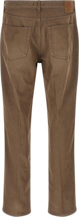 Prada Five-Pocket Cotton Trousers - Brown