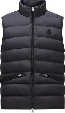 Moncler Moncler Lechtal Down Gilet, Men, Black, Size: 2