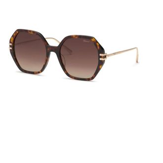 Chopard Stilvolle Schwarze Sonnenbrille - - Accessories - Damen - Braun - 57 MM