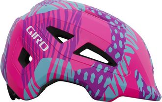 Giro Scamp II Kinder Fahrrad Helm matt Animal pink 2025: Gr&ouml;&szlig;e: XS (45-49cm)