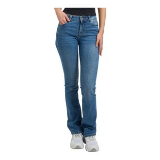 Fracomina Femme, Jeans, Bleu, Taille: W29 Jeans Bootcut avec Effet Push-up