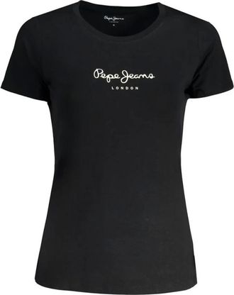 Pepe Jeans London Femme, Tops, Noir, Taille: 40 FR T-Chemises