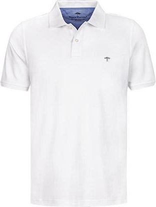 Fynch-Hatton Fynch-Hatton Herren Polo-Shirt weiß Baumwoll-Piqué