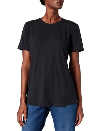 Wrangler Womens SS Tee Black T-Shirt, XL