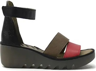 FLY London Femme Bono290fly Sandale, Framboise moulu Noir, 40 EU