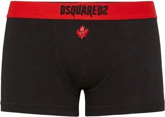 Dsquared2 Homme, Sous-v&ecirc;tements, Noir, Taille: XL Logo Boxers